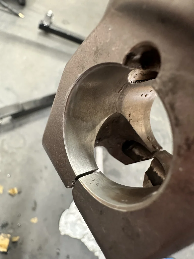Fork marks/crack on edge of axle surface | THE Ducati Community Forum